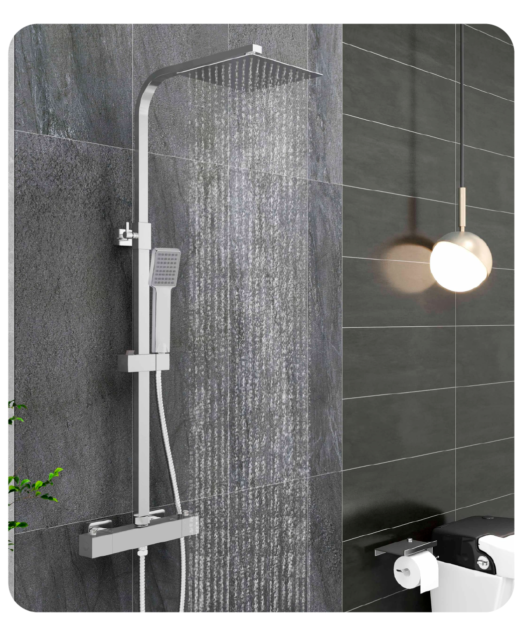 Expose Shower Mixer Set | KBO